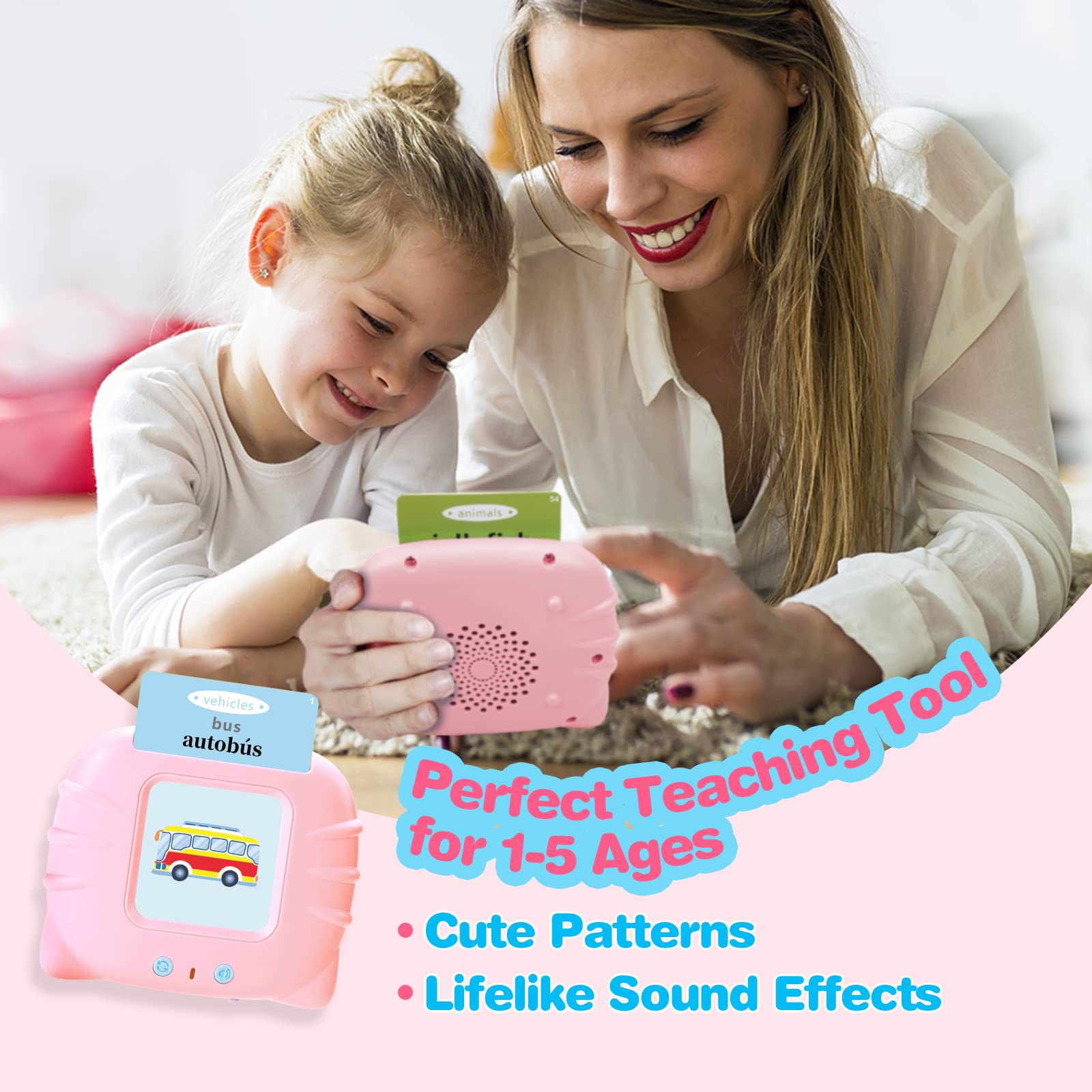 Snapklik.com : TimingSXD 161 Cards Spanish Flash Cards For Kids ...