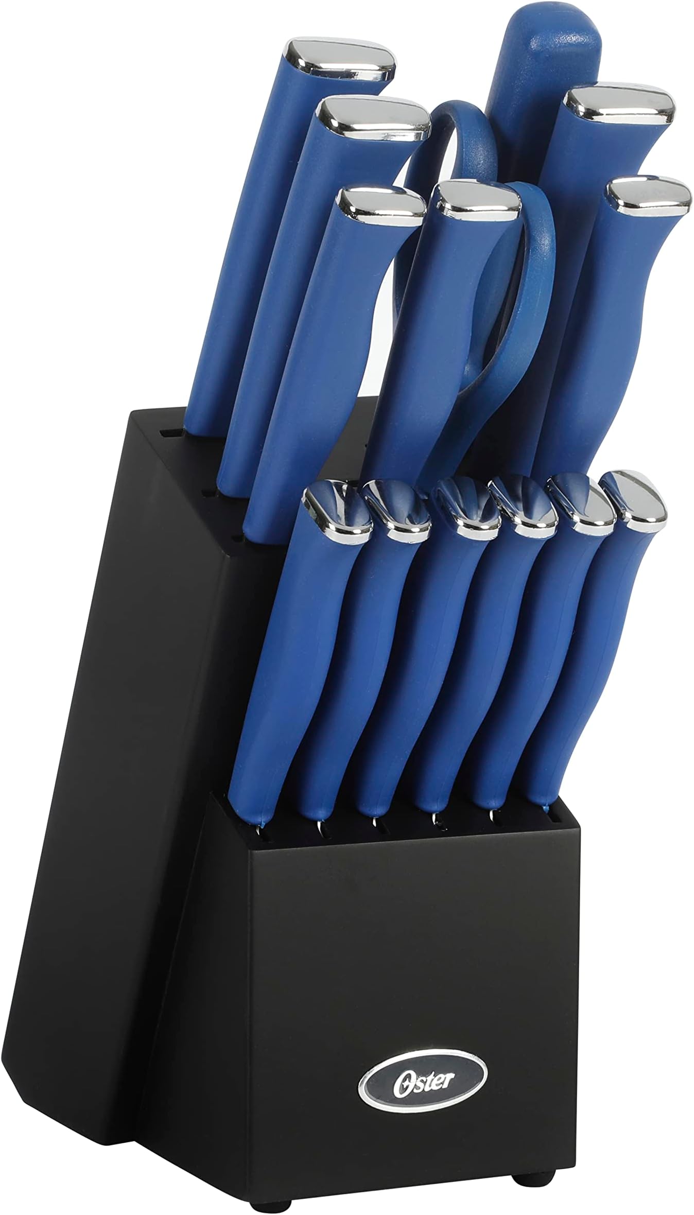 Amazon.com: Oster Huxford 14 Piece Stainless Steel Cutlery Mahogany ...