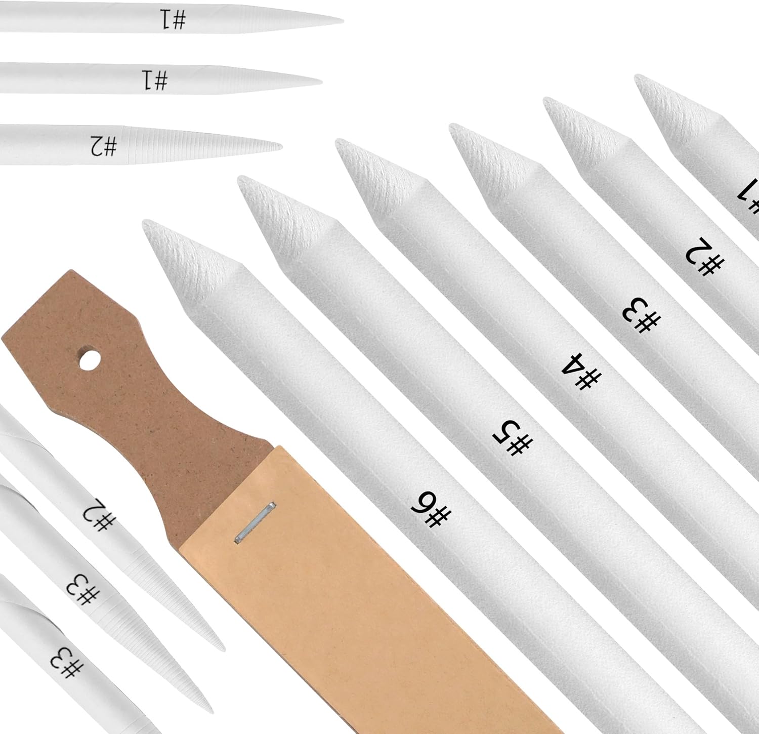 Amazon.com: Jeimier 12 Pcs Blending Stumps for Drawing, Tortillions Blending Sticks for Beginner ...