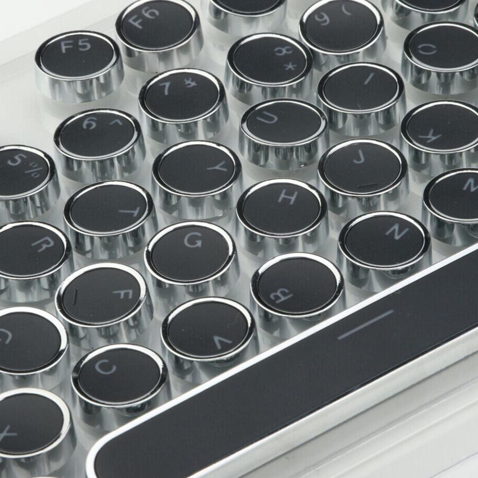 Amazon.in: Buy Round Keycaps Double Shot PBT Gaming Keyboard Retro ...