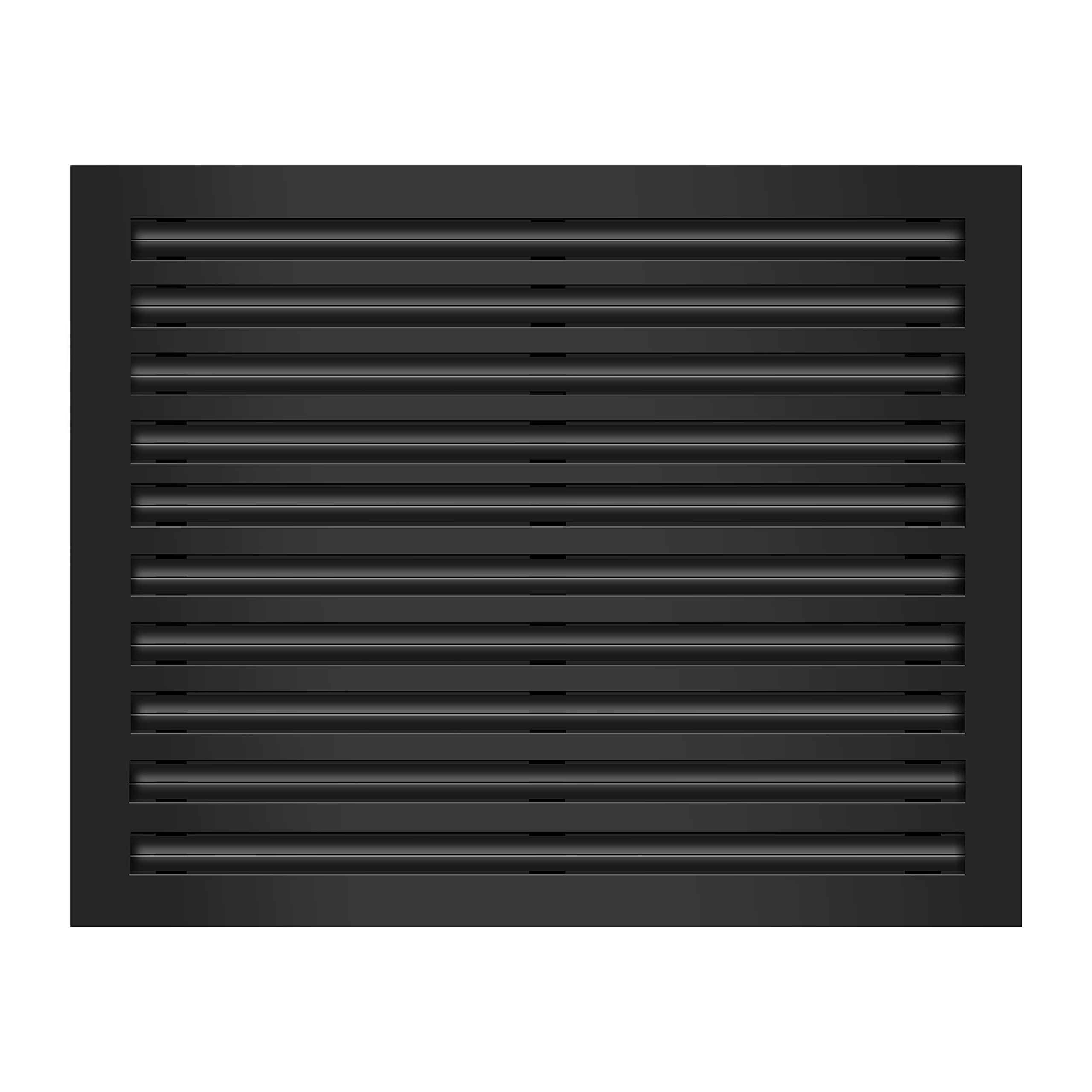 BUILDMART - 25x20 Modern AC Vent Cover - Decorative Black Aluminum Air ...