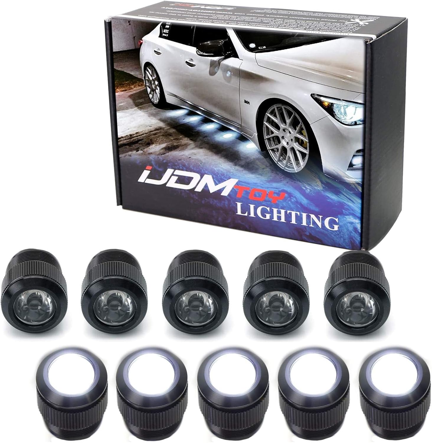 Amazon.com: iJDMTOY 10pc Set Xeon White 30W High Power Flexible LED ...