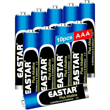 Amazon.com: EASTAR BTS AAA Batteries with Power Boost Ingredients, 10 ...