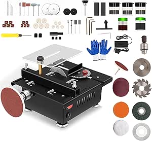 Multi-Function 3-In-1 Mini Bench Saw Features Dual Independent Switches ...