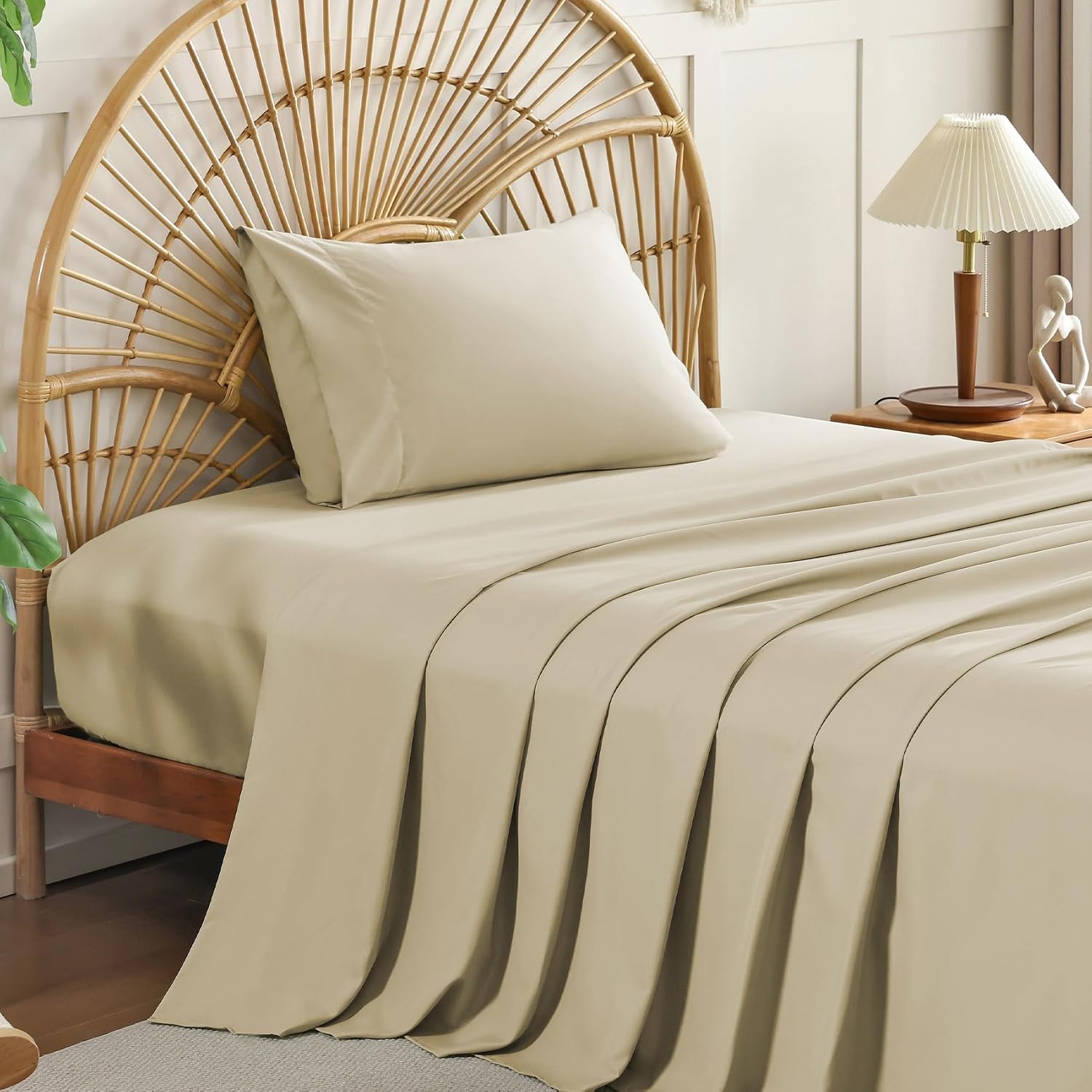 Amazon.com: FreshCulture Twin Size Bed Sheets 3 Pieces Set Include 15 ...