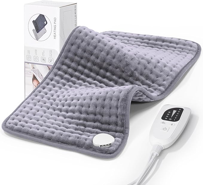 Amazon.com: Heating Pad for Back Pain Relief, 6 Levels Small Heating ...