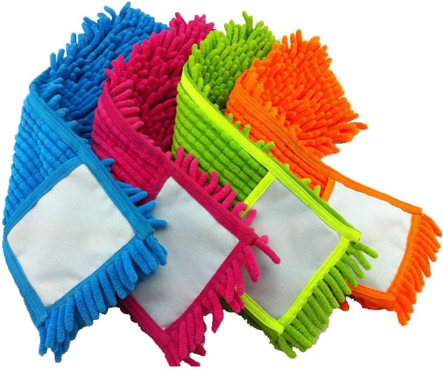 Amazon.com: Set of 4 Microfiber Dust Mop Refills with Finger-Like ...