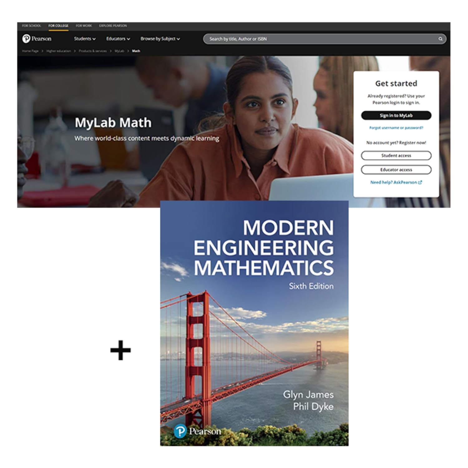 Modern Engineering Mathematics, Global Edition + MyLab Math with ...