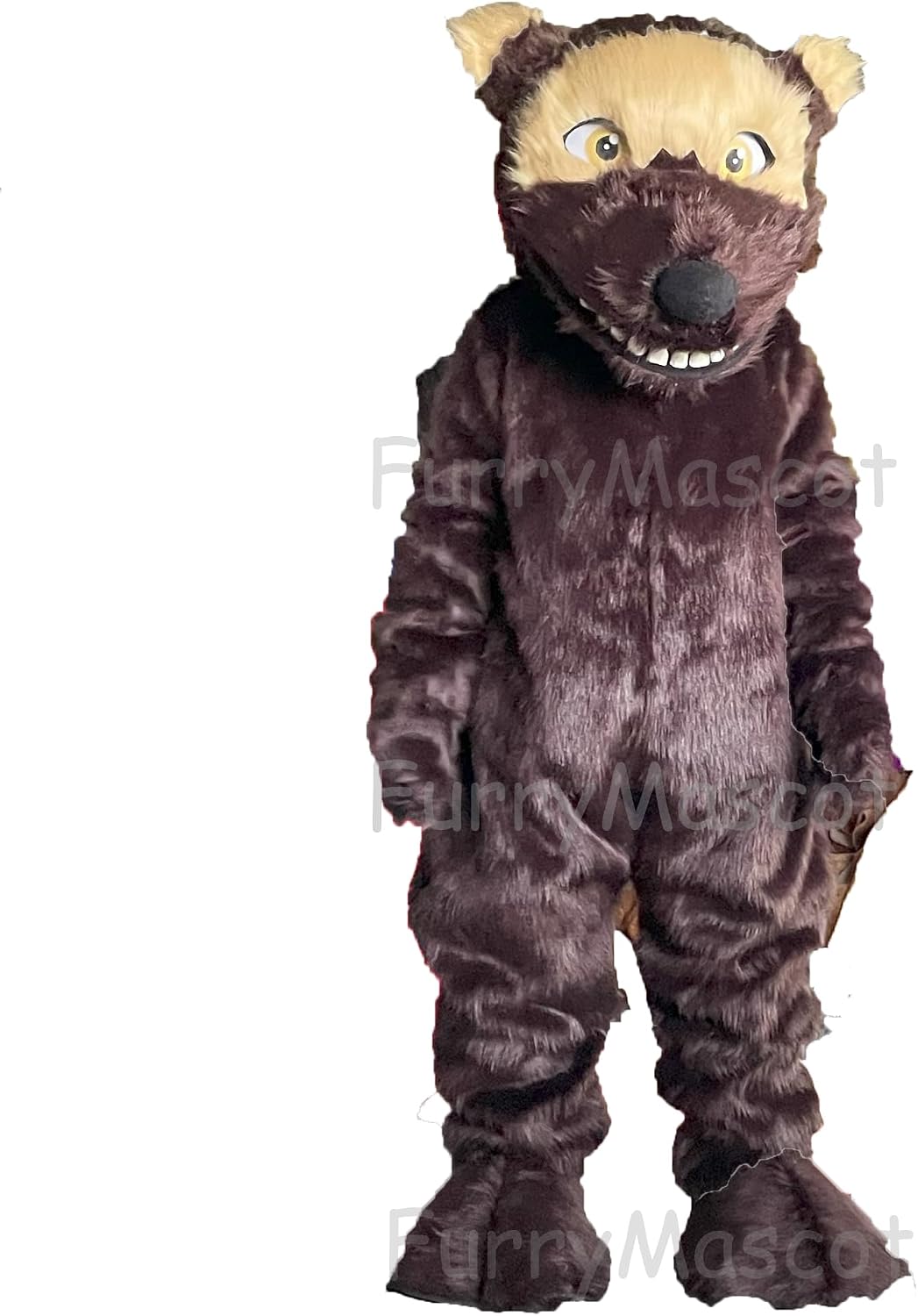 Amazon.com: FurryMascot Wolverine Wolf Animals Mascot Costumes Adult ...