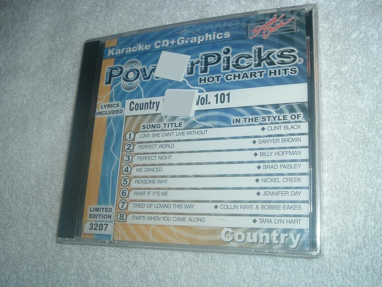 Sound Choice Karaoke CD+G PowerPicks Country Picks Vol. 101, Limited ...