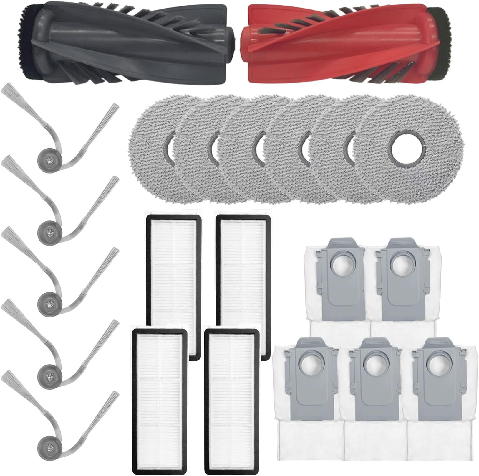 Amazon.com - 21 Pack Replacement Parts for Roborock Qrevo Curv/Qrevo ...