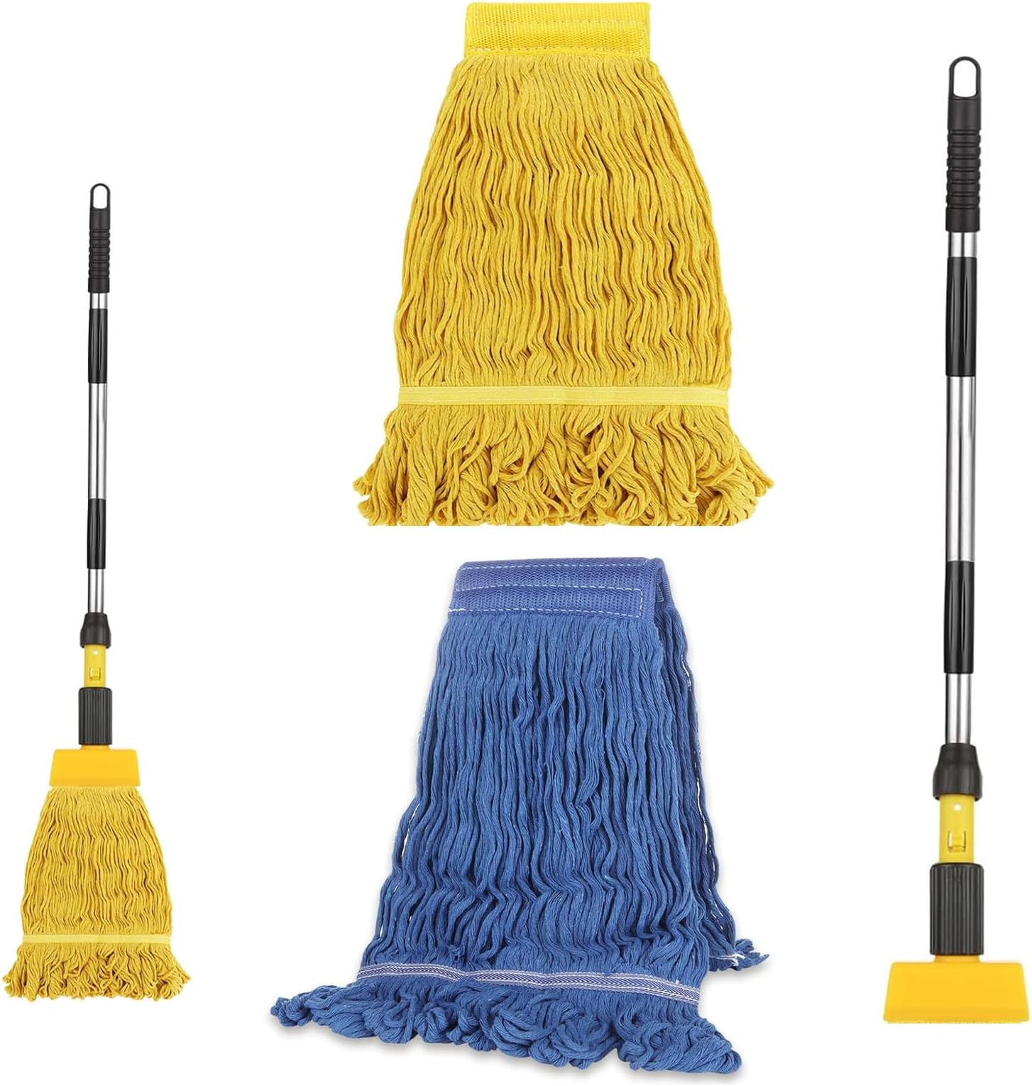 Amazon.com: Commercial Mop, Looped-End String Industrial Mop, Heavy ...