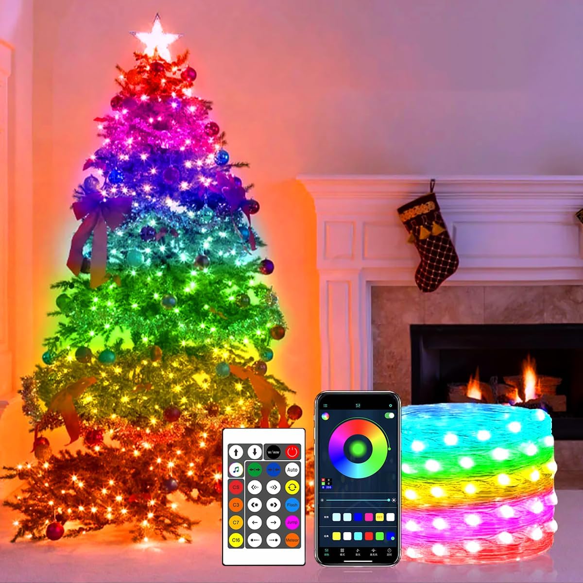 Ruban LED 10m USB bande led deco chambre Bluetooth,leds decoration 5050 ...