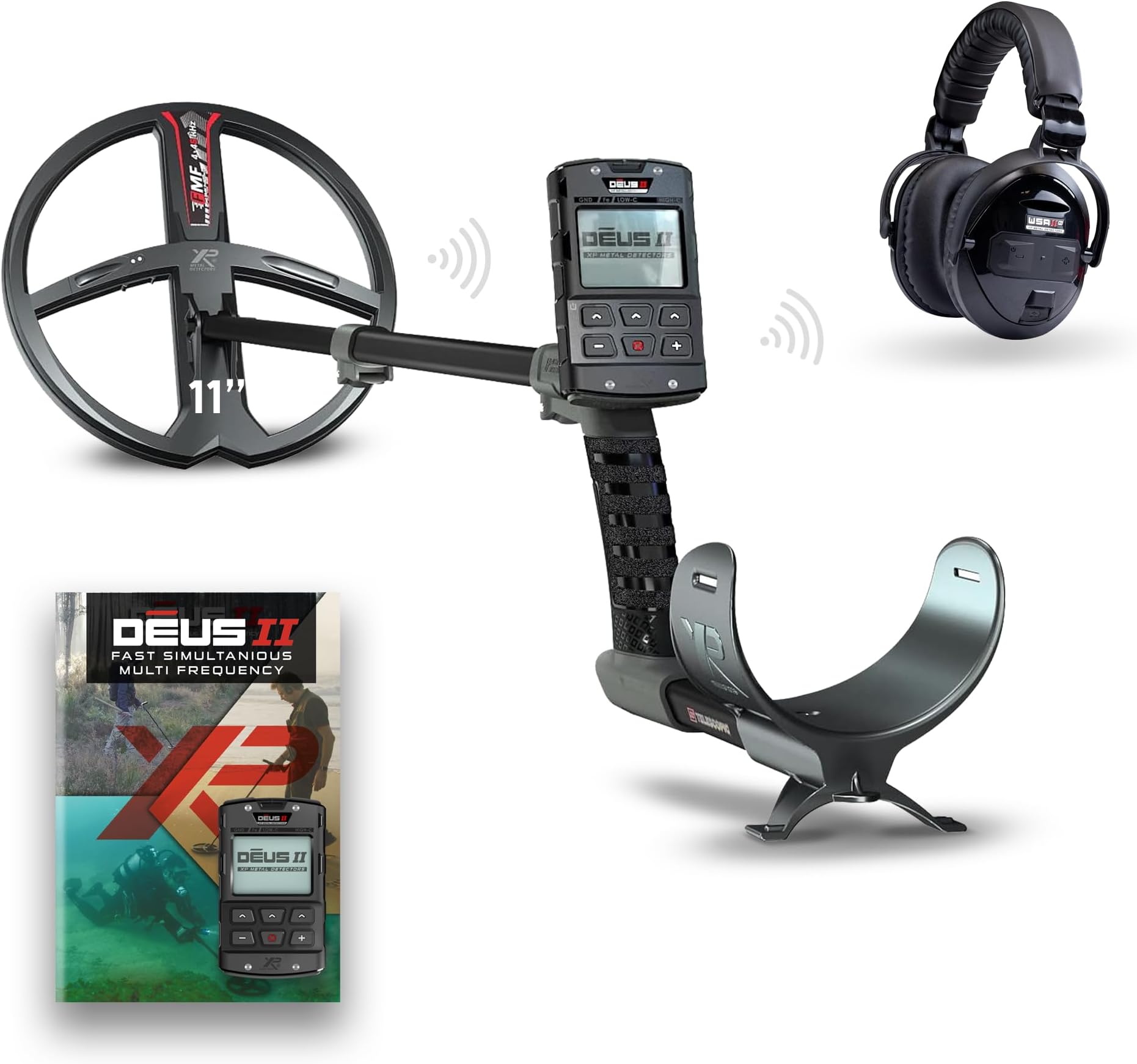XP Metal Detector DEUS II (9'' with Remote Control (no Headphones ...