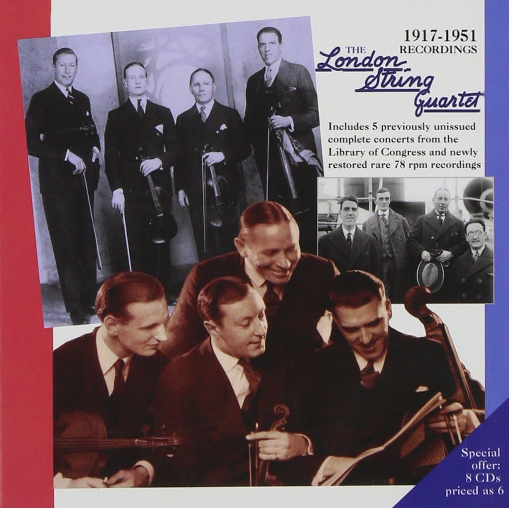 The London String Quartet 1917-1951 (8CD): Amazon.co.uk: CDs & Vinyl