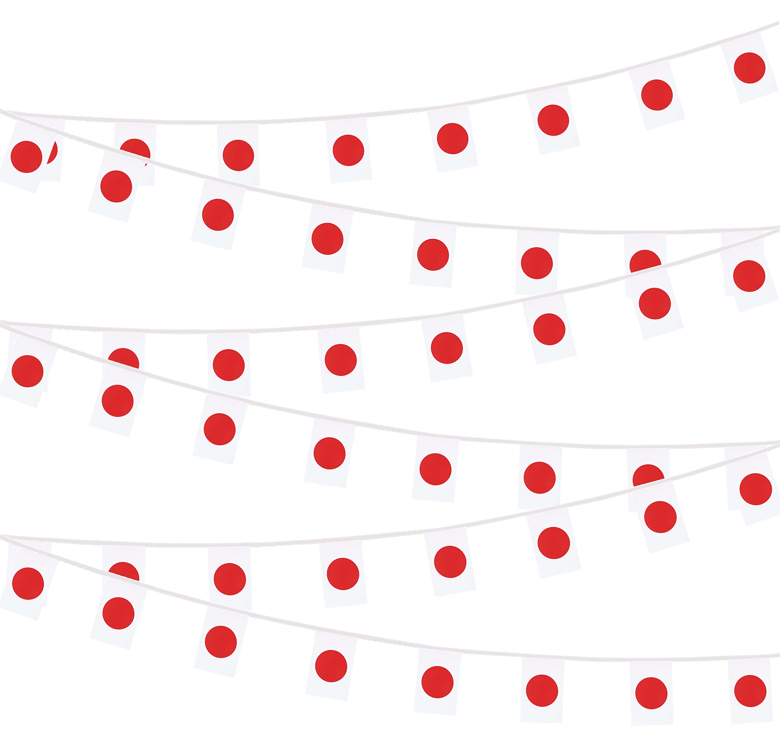 Amazon.com: Japan Flags Japanese Small Mini String Banner Flags ...