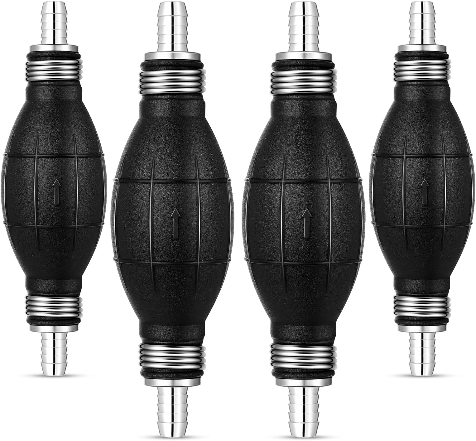 Amazon.com: BBTO 4 Pieces Black Primer Bulb Rubber Fuel Pump Transfer ...