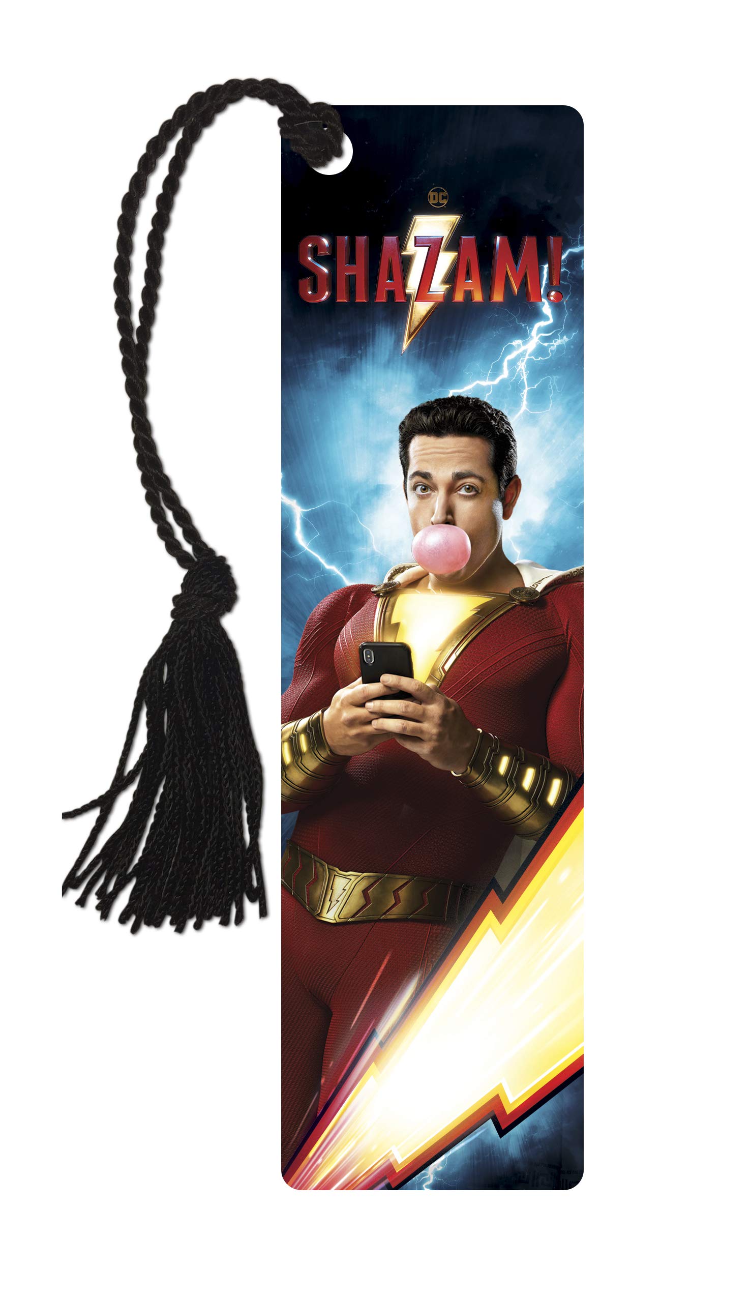 Amazon.com: DC Comics Shazam (Bolt of Lightning) Glossy Bookmark with ...