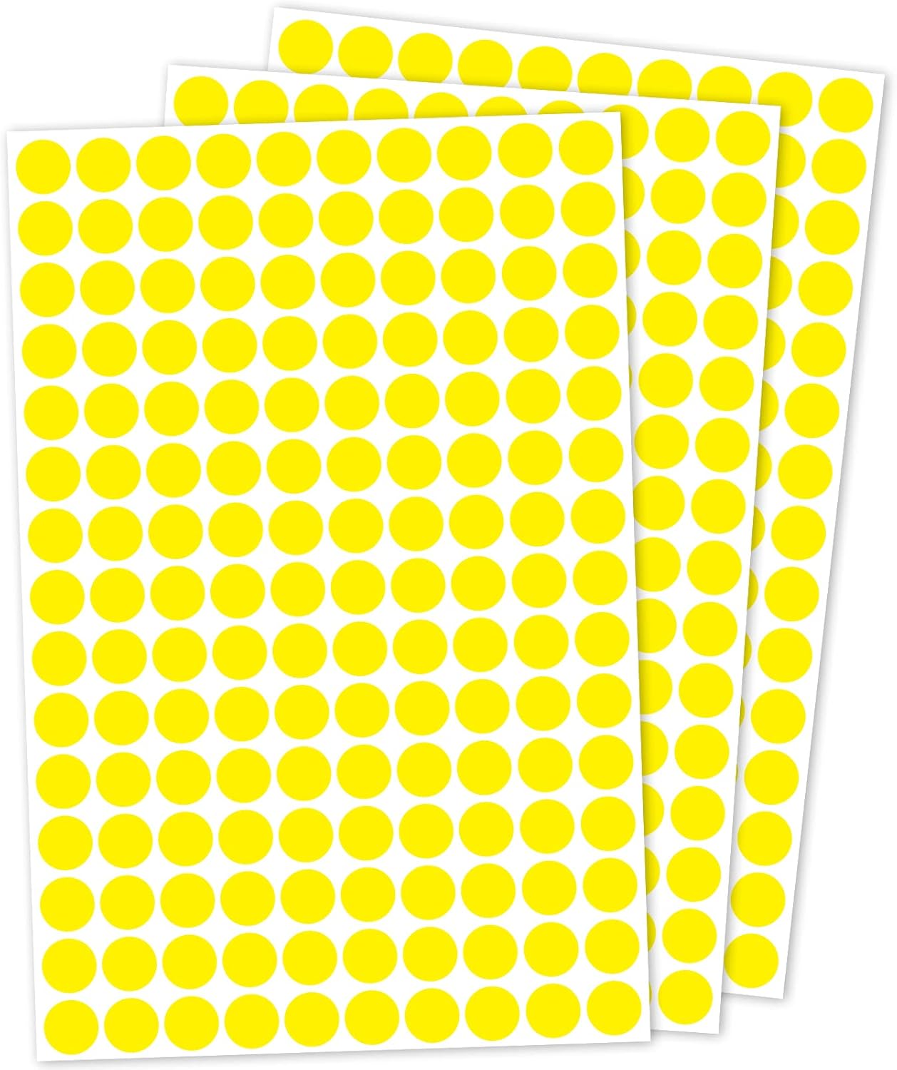 Amazon.com : 3000 Pack, 0.375" Round Colored Dot Stickers Labels ...