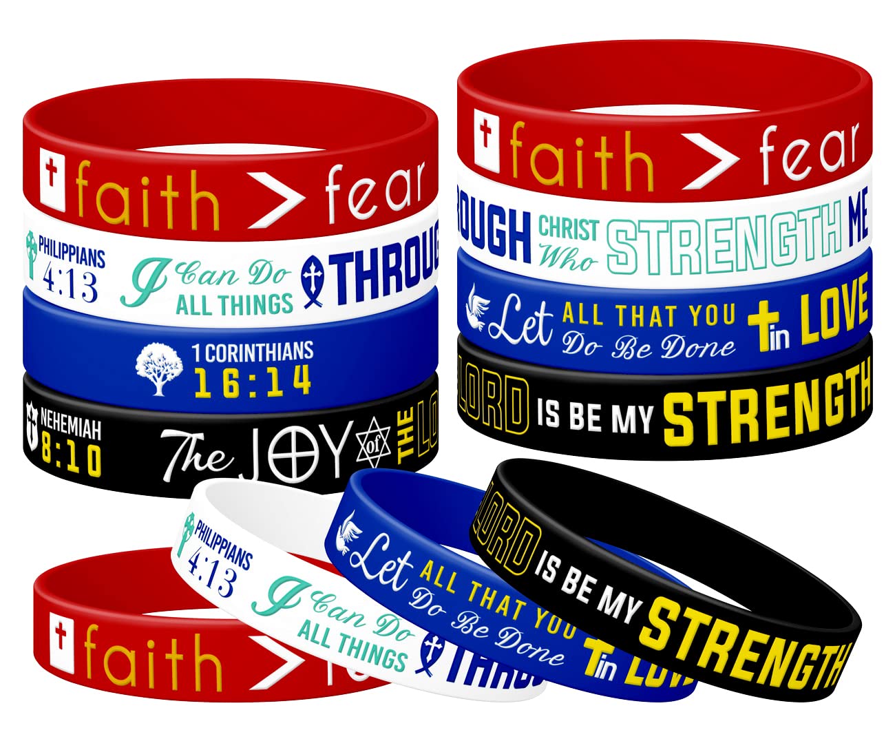 Snapklik.com : Christian Inspirational Bible Bracelets