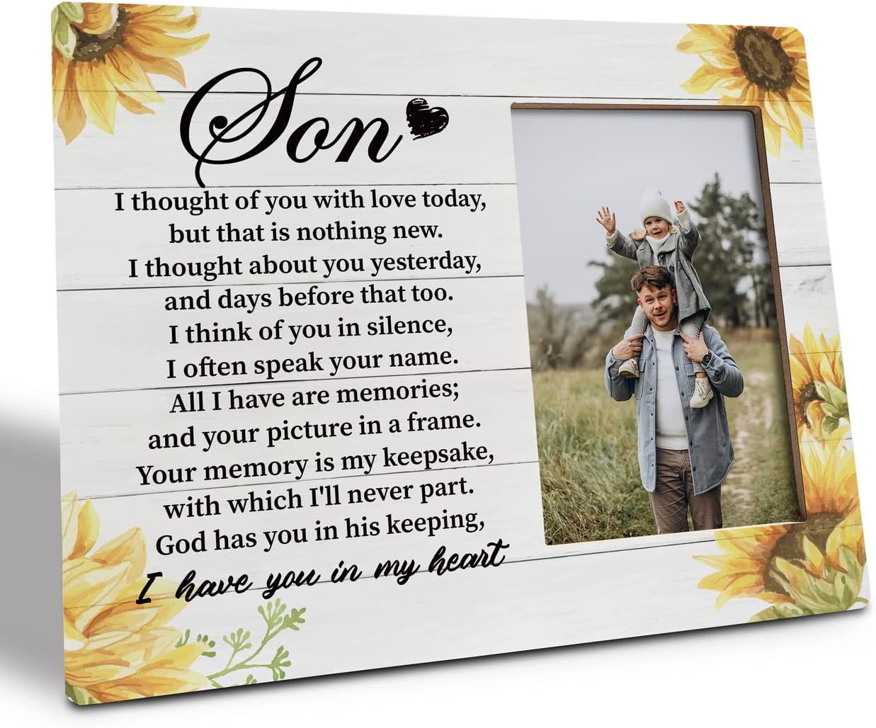 Amazon.com - Son Gift Picture Frame, Graduation Gifts for Son from Mom ...