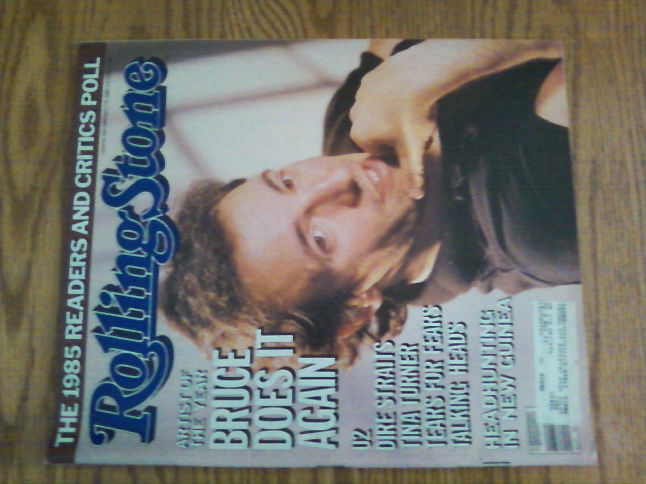 Bruce Springsteen - Rolling Stone Magazine - #468 - February 27, 1986 ...