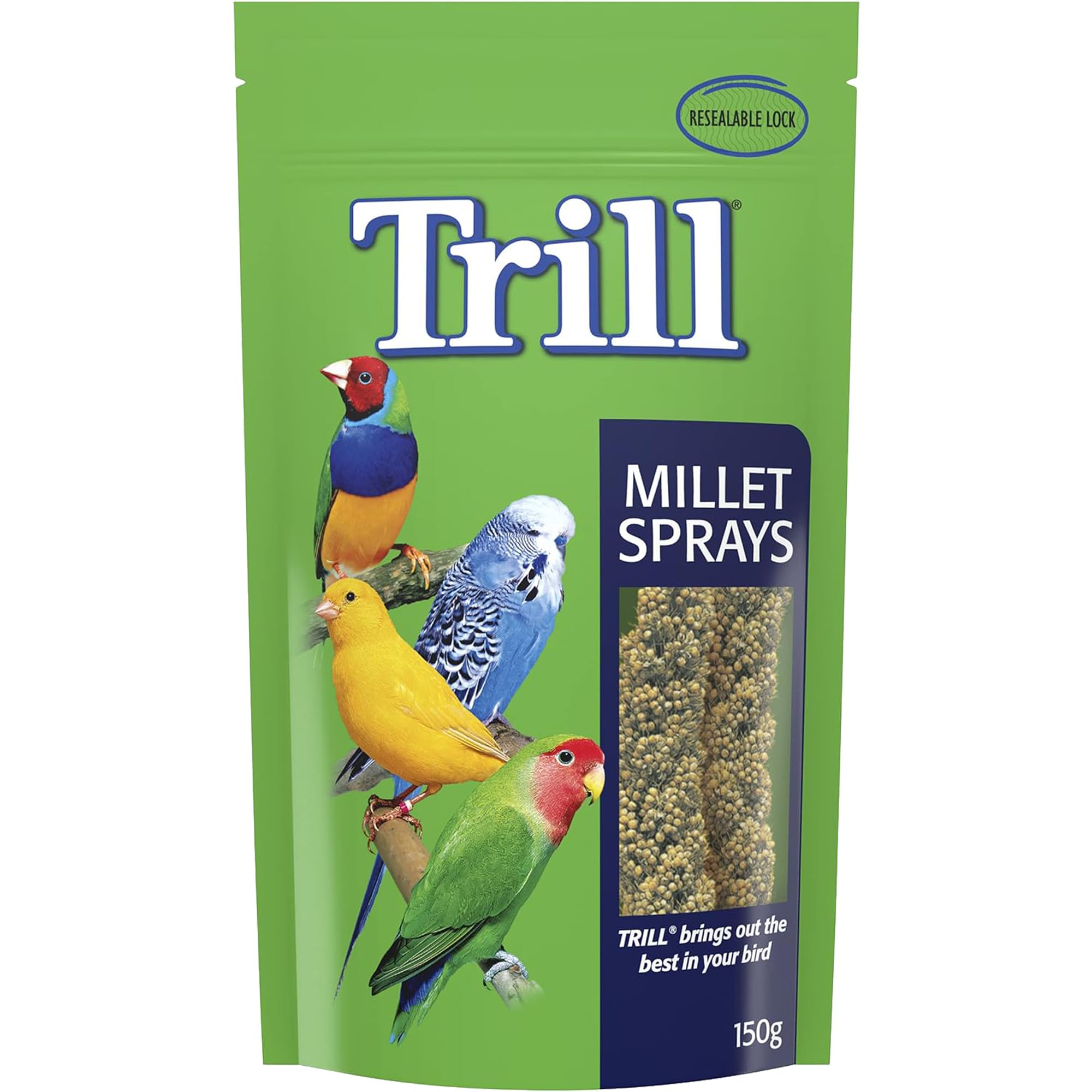 Trill Millet Spray for Birds, 150g – Bird Treat for Pet Birds ...