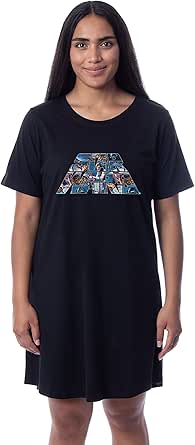 INTIMO Star Wars - Vestido de pijama con logotipo de la película para ...