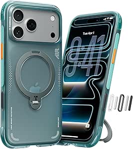 Amazon.com: TORRAS Ostand Q3 Air - Funda para iPhone 17 Pro Max con soporte magnético de 360 ...