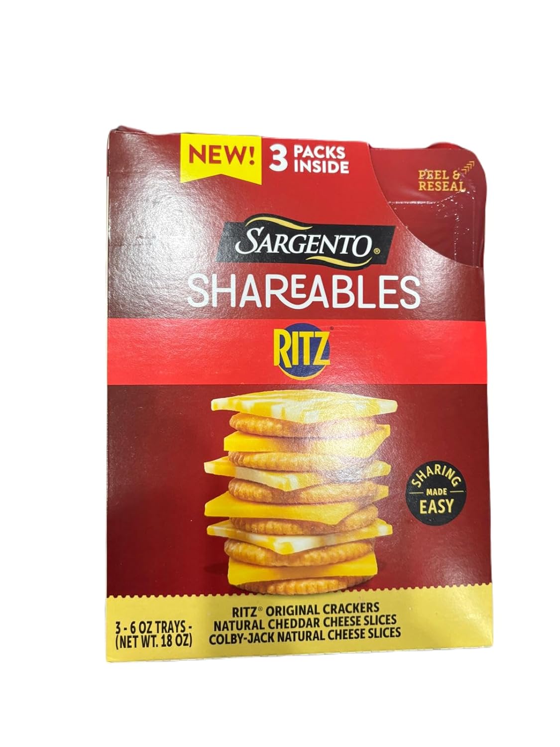 Amazon.com: Sargento Shareables Ritz, Variety Pack, Natural Cheddar ...