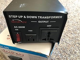Simran AC-500 Step Up/Down Voltage Converter Transformer 110V/220V-500 ...