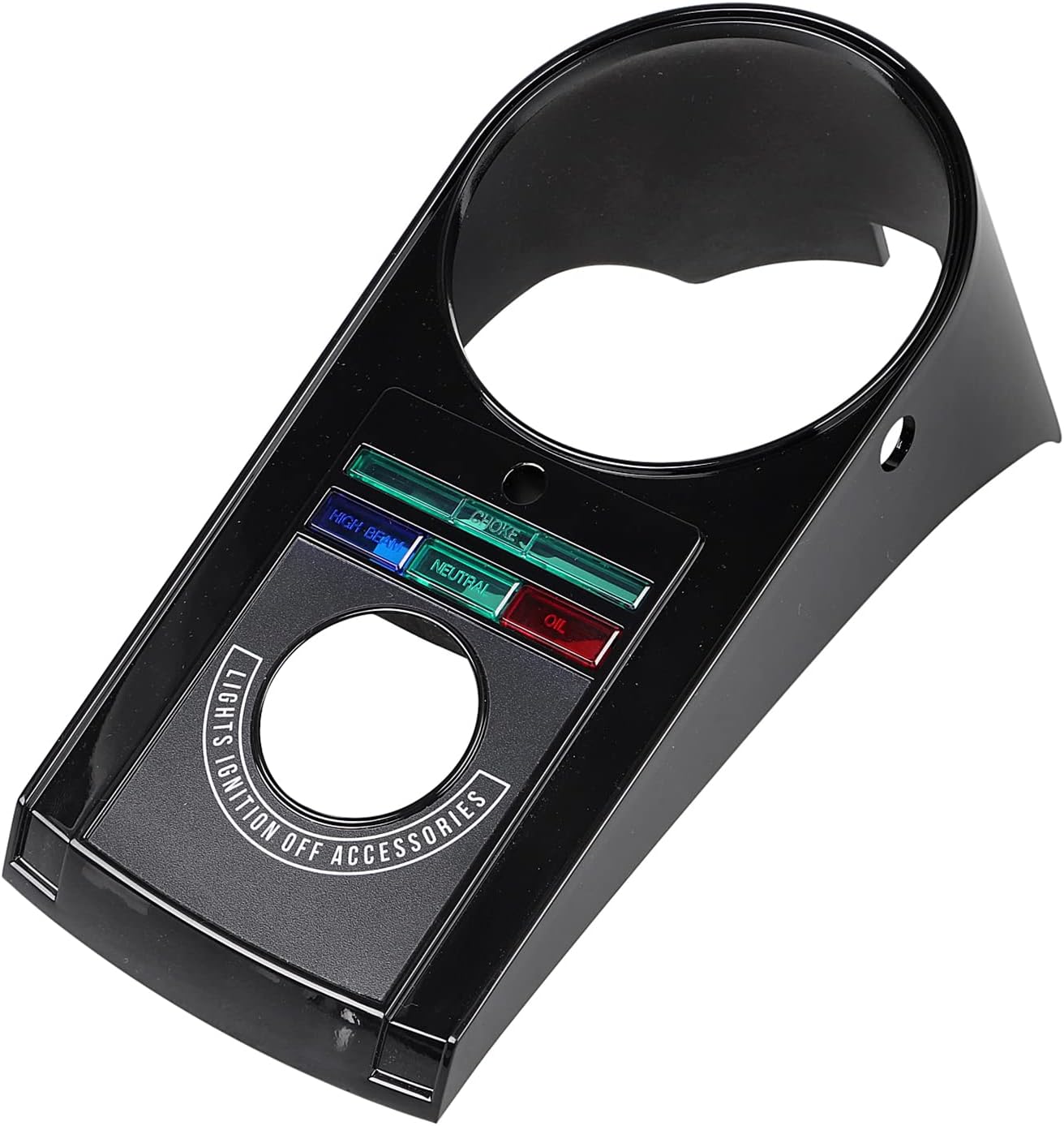 Amazon.com: SHMTOOL Black ABS Speedometer Dash Panel Speedo Cover ...