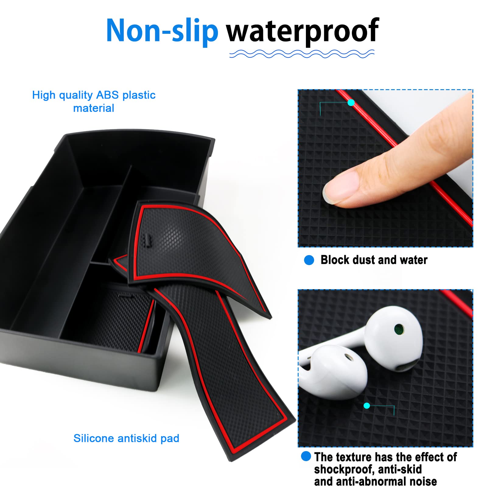 Snapklik.com : For 2024 2025 Subaru Ascent Center Console Organizer Fit ...