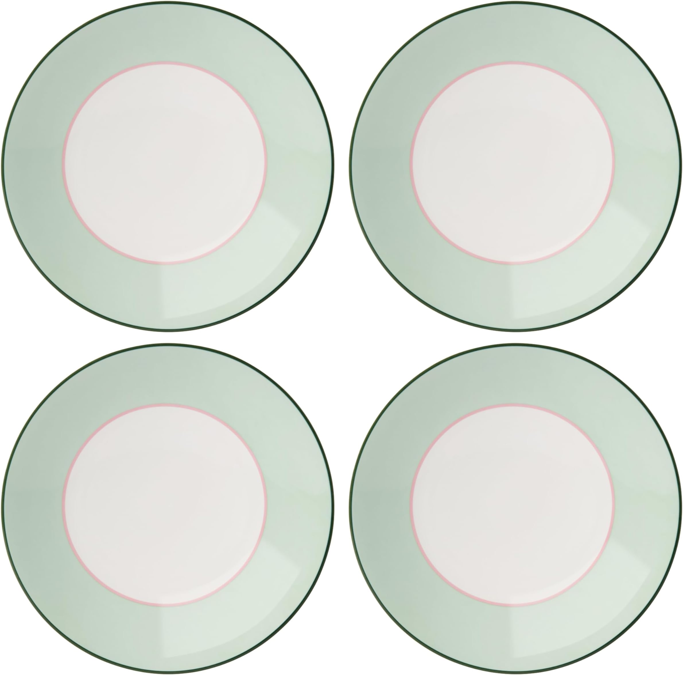 Amazon.com: Kate Spade new york Be Jolly Color 4-Piece Tidbit Plates, 4 ...