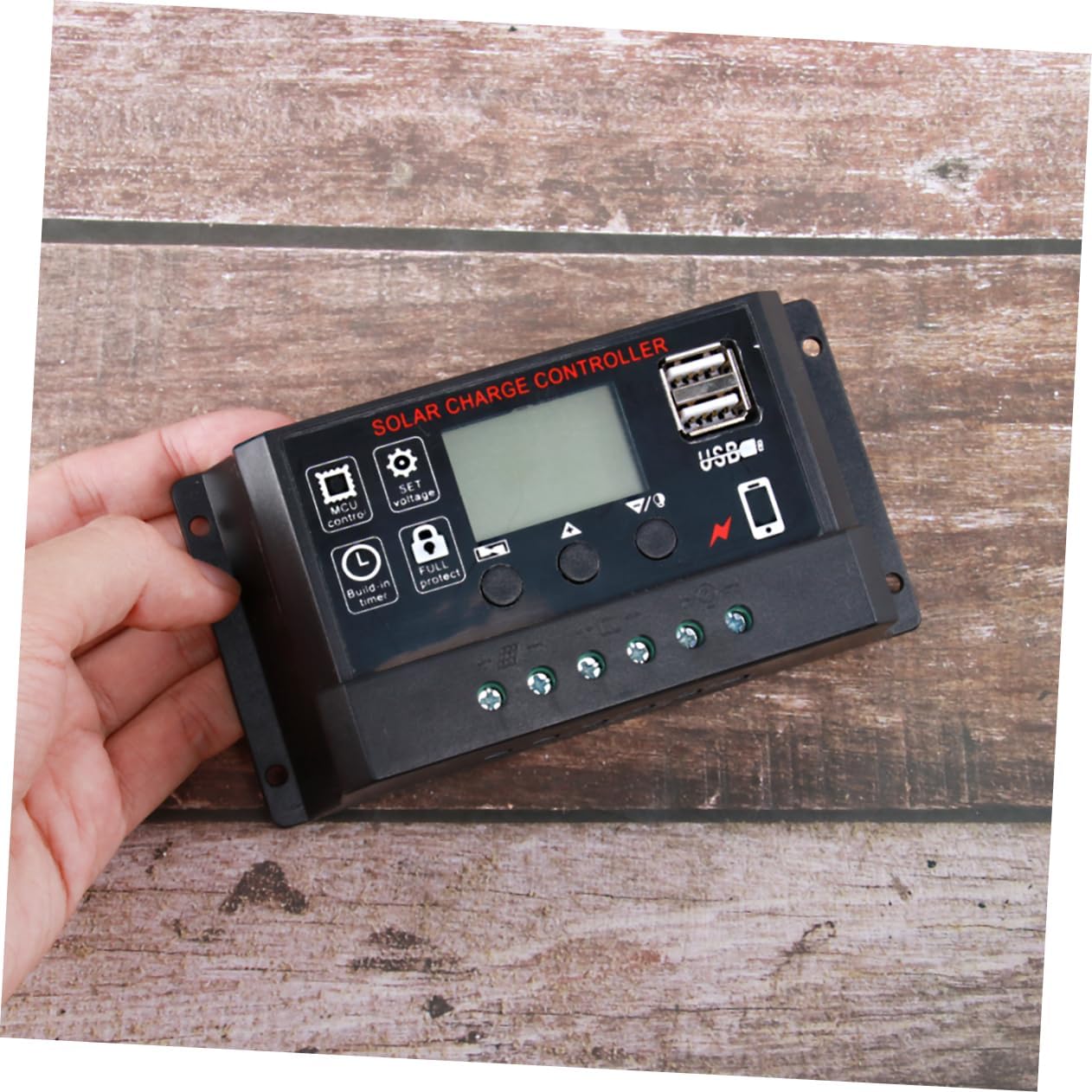 Happyyami Solar Charge Port Solar Battery Controller Ground Solar ...