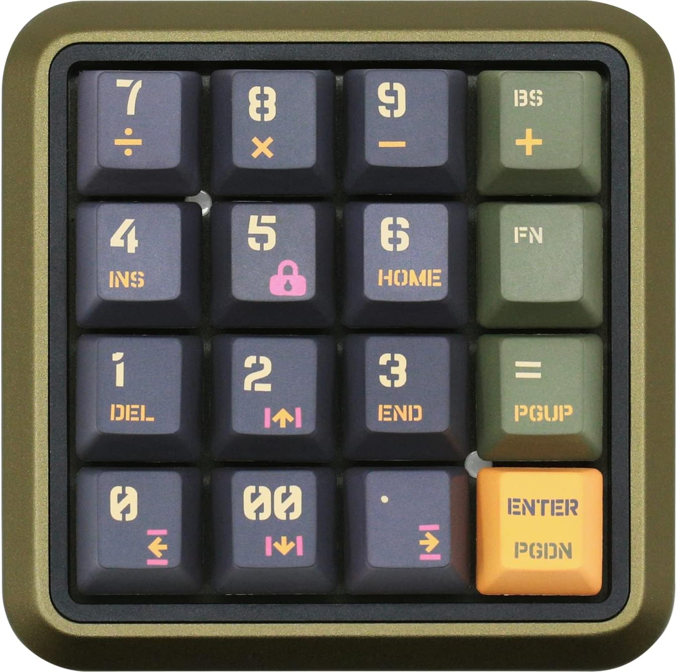 Amazon.com: Varmilo Sword 2-16 Flying Tigers White LED Numpad Dye Sub ...