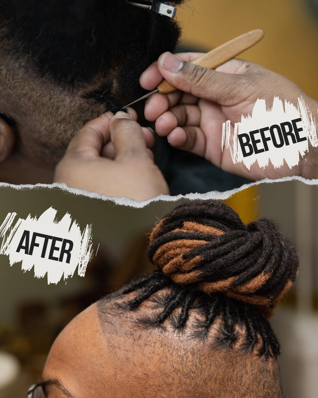 Amazon.com : LUSH LOCS 100% Real Hair Dreadlocks Extensions Braids ...