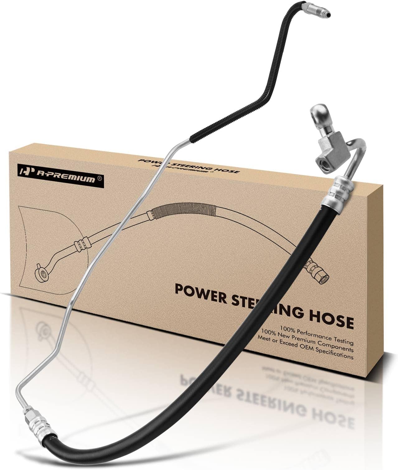 Amazon.com: A-Premium Power Steering Pressure Hose Line Assembly ...