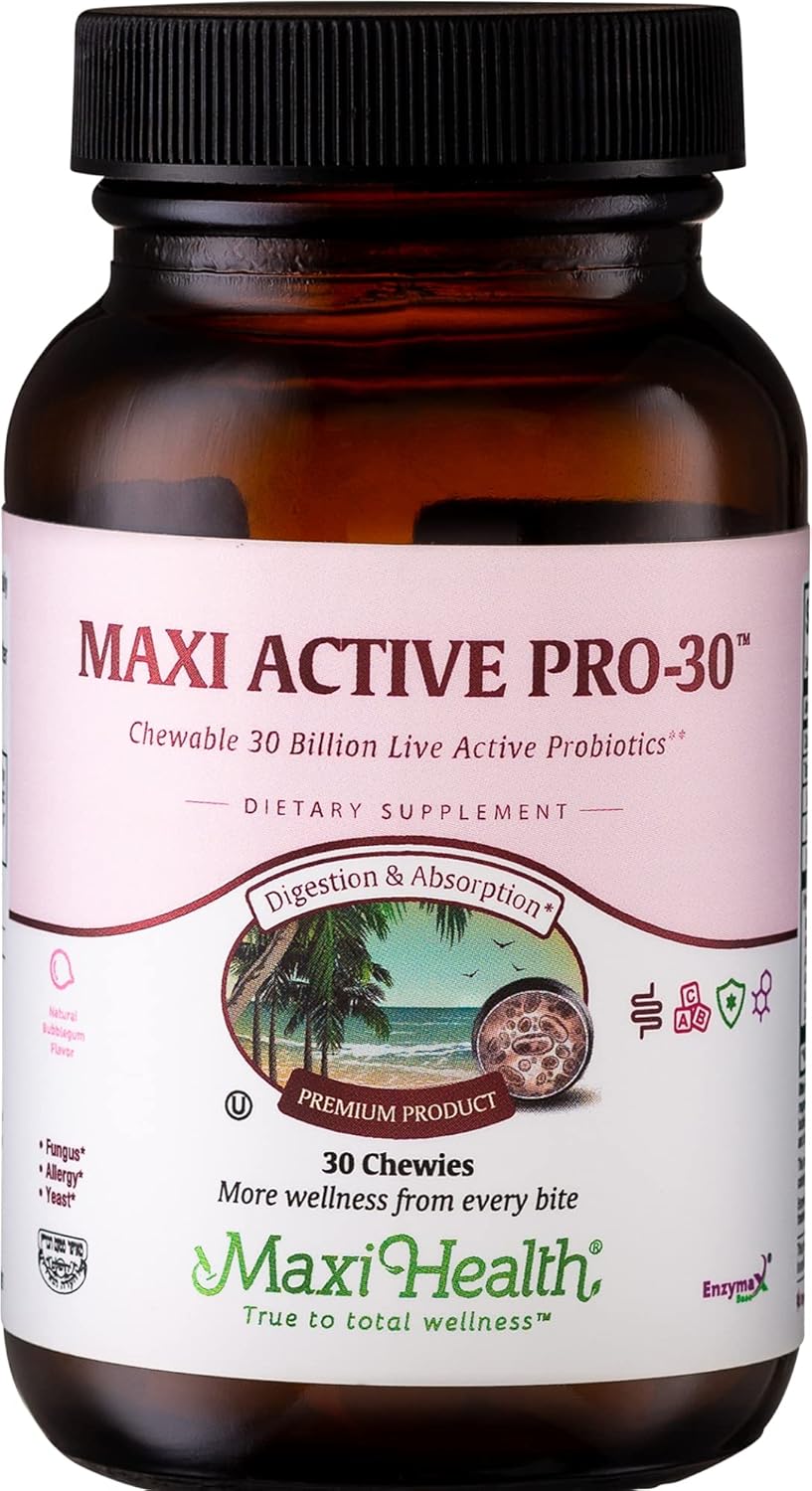 Amazon.com: Maxi Active Pro-30™ Chewable Tablets Children Friendly ...