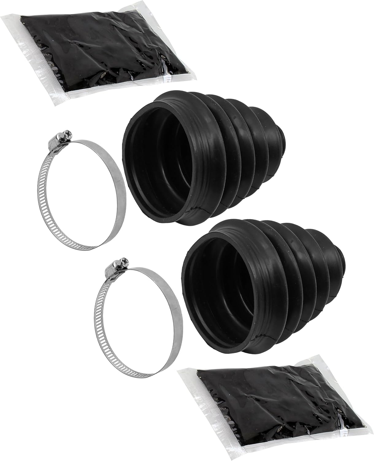 Amazon.com: Caltric Front CV Axle Inner and Outer Boot Set Compatible ...