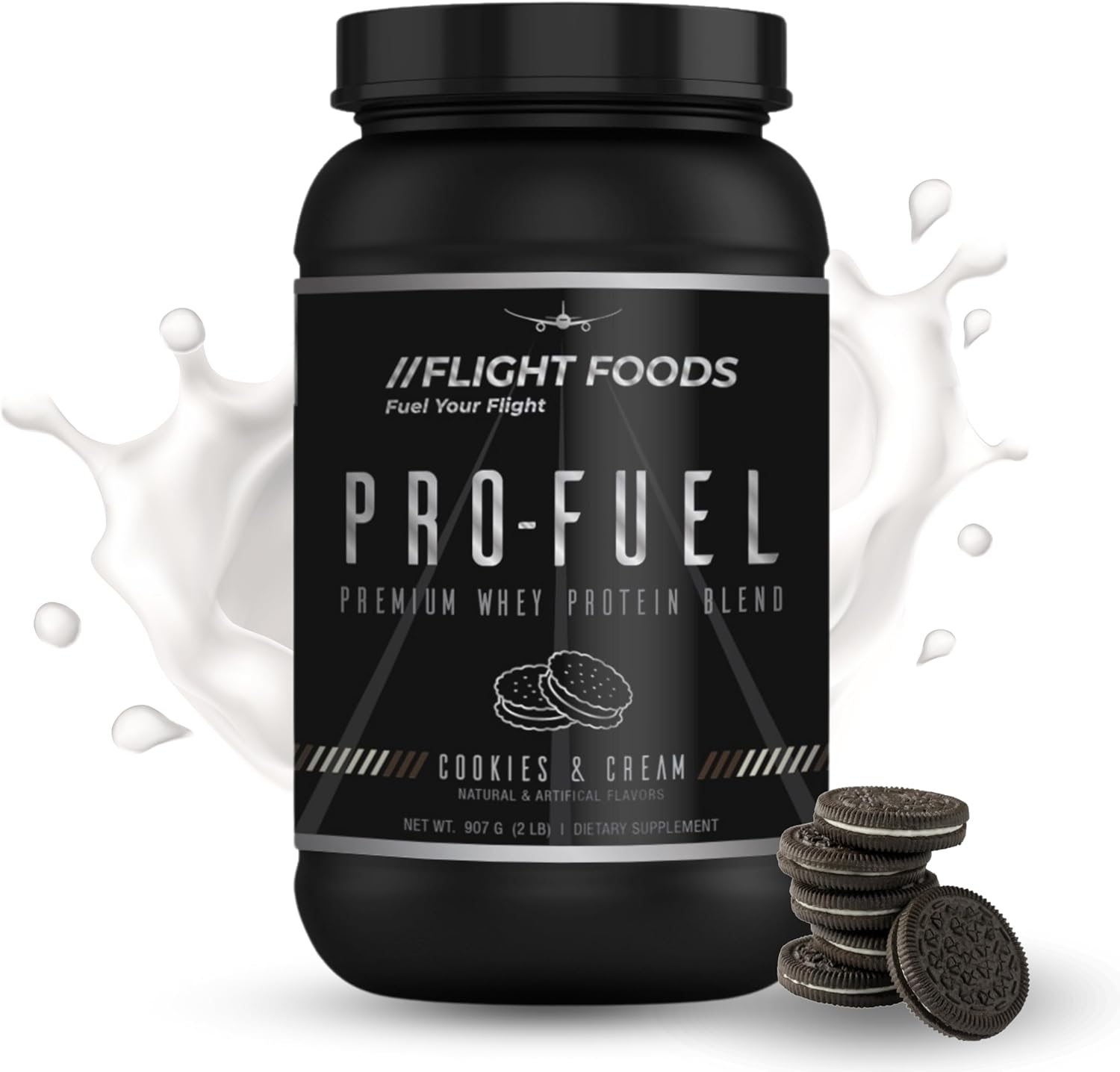 Amazon.com: Flight Foods Pro-Fuel Premium Whey Protein Blend (2 lb ...
