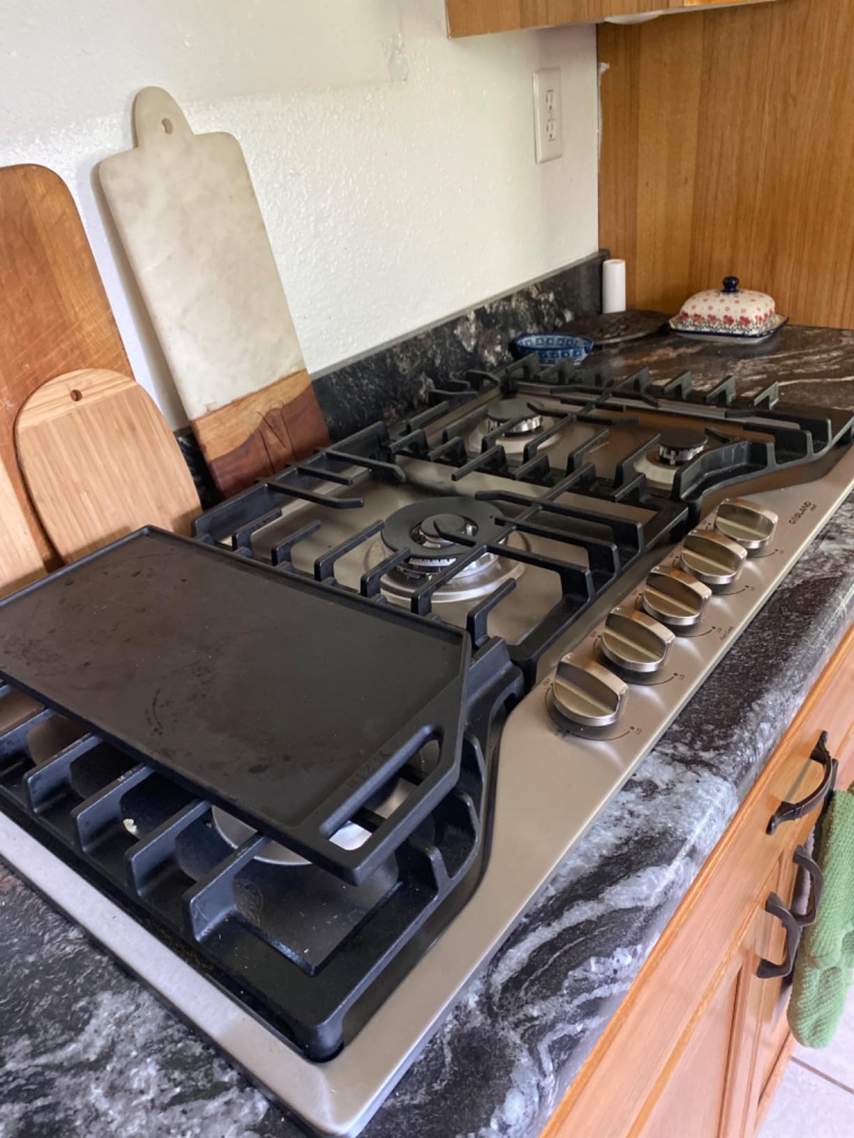 $18/mo - Finance 36 Inch Gas Cooktop with Griddle, GASLAND Chef PRO ...