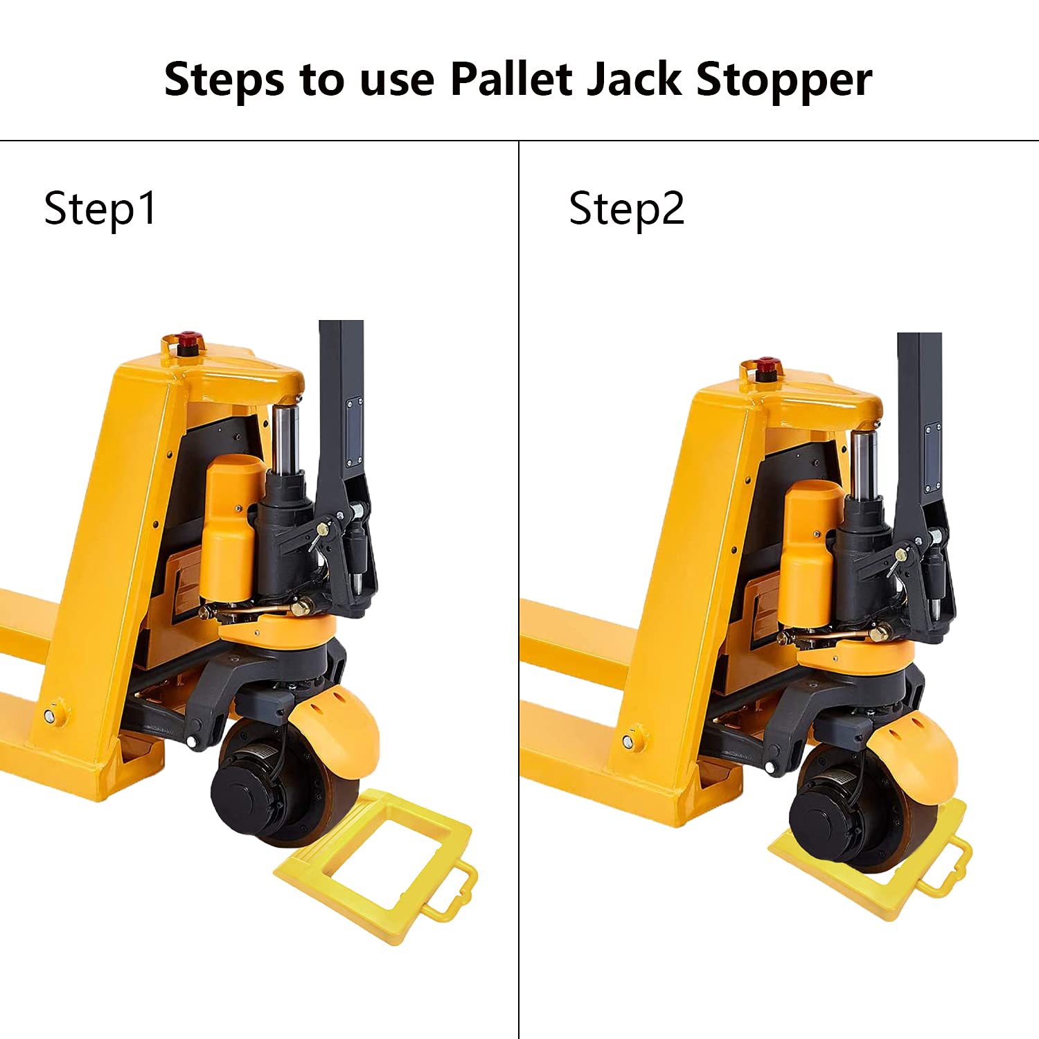 Snapklik.com : 1 Pack Pallet Truck Chock Heavy Duty Pallet Jack Stopper ...