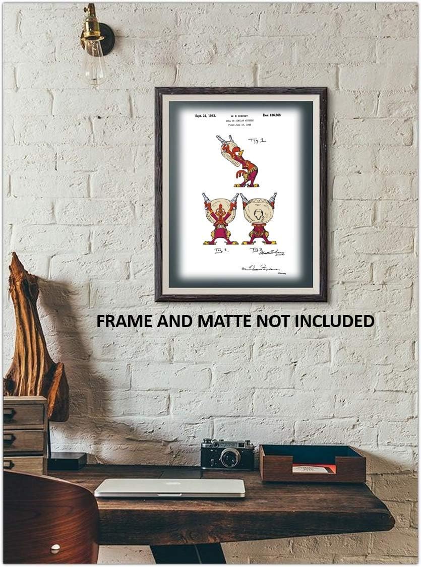 Panchito Pistoles Rooster dibujo de dibujos animados 11 x 14 sin marco ...