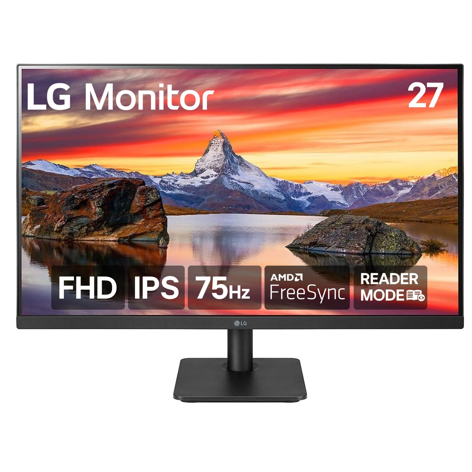 LG 27MP40A-C 27 Inch Full HD (1920 x 1080) Monitor with IPS 5ms 75Hz ...