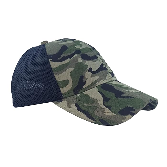 Buy Sports Army Hats and caps Half Jali net mesh Cap for Commandos ...