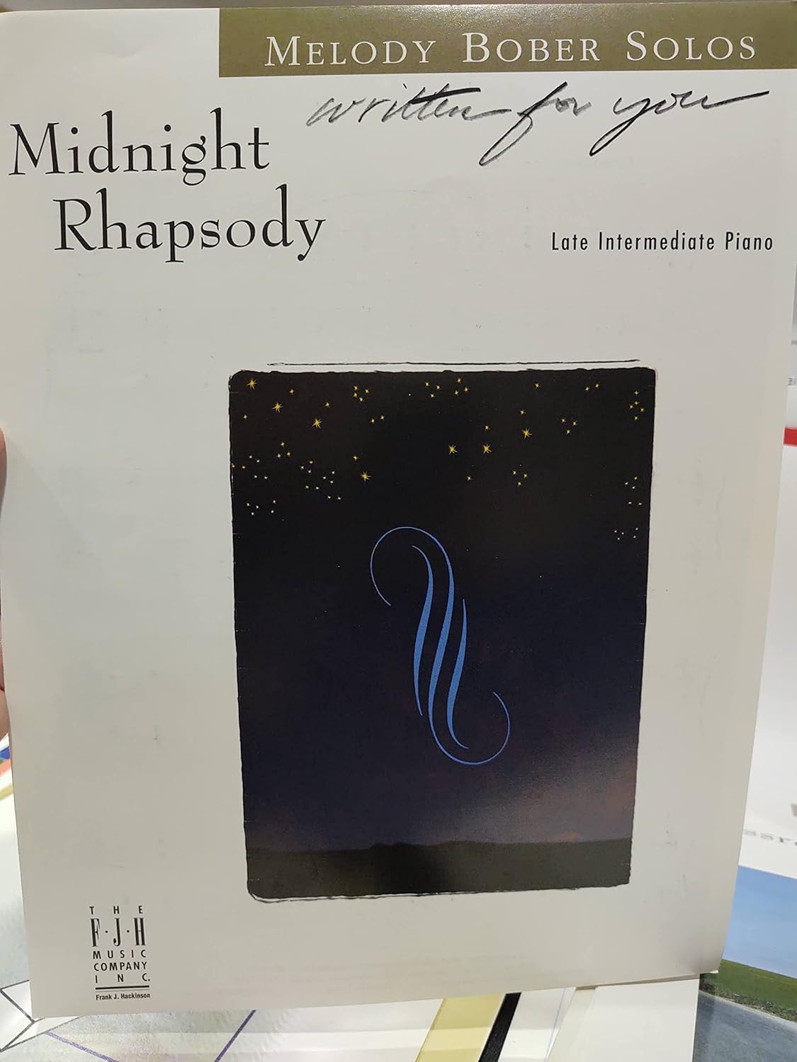 Midnight Rhapsody By Melody Bober. For Piano. FJH Written for You Piano ...