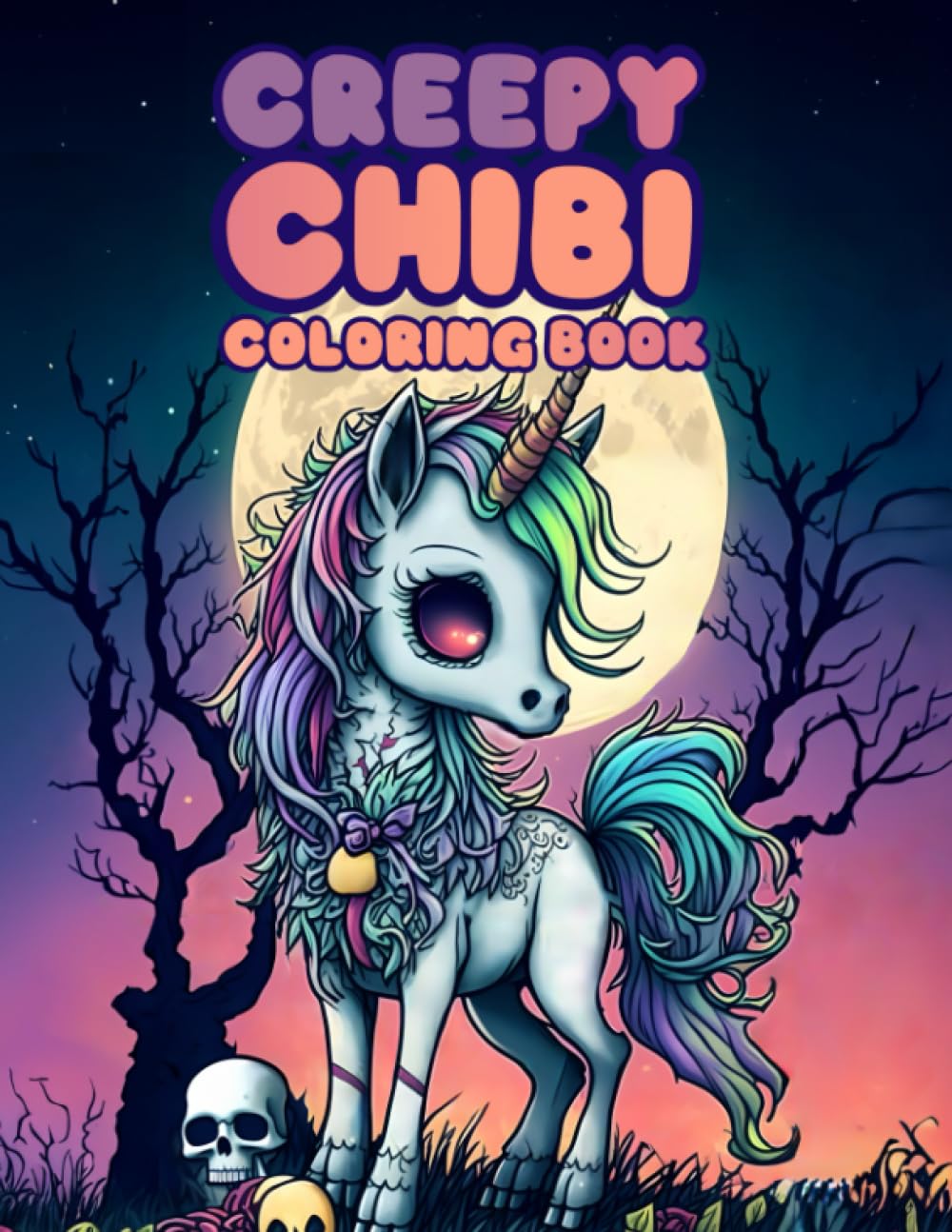 Snapklik.com : Creepy Chibi Coloring Book: 50 Spooky Kawaii & Pastel ...