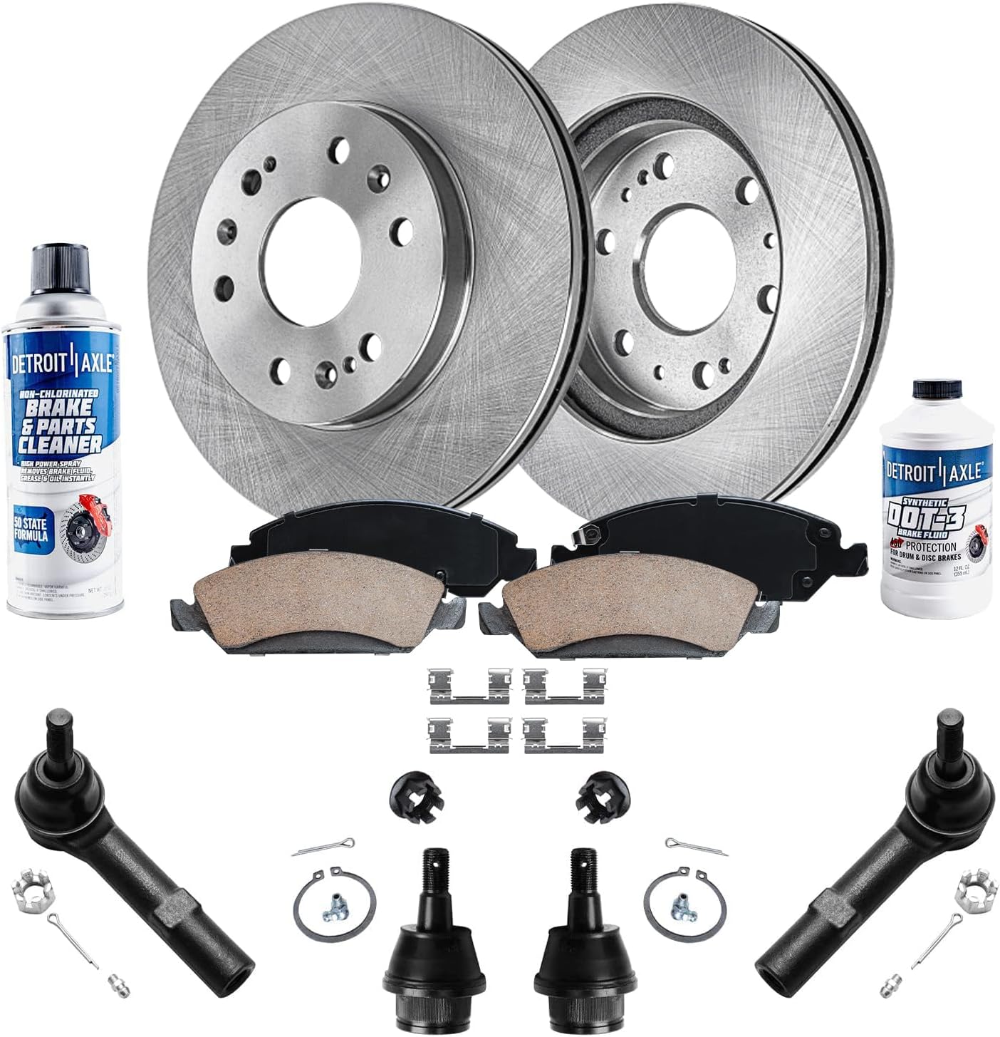 Amazon.com: Detroit Axle - Front Brake Kit for Chevy Suburban Silverado GMC Sierra Yukon XL 1500 ...