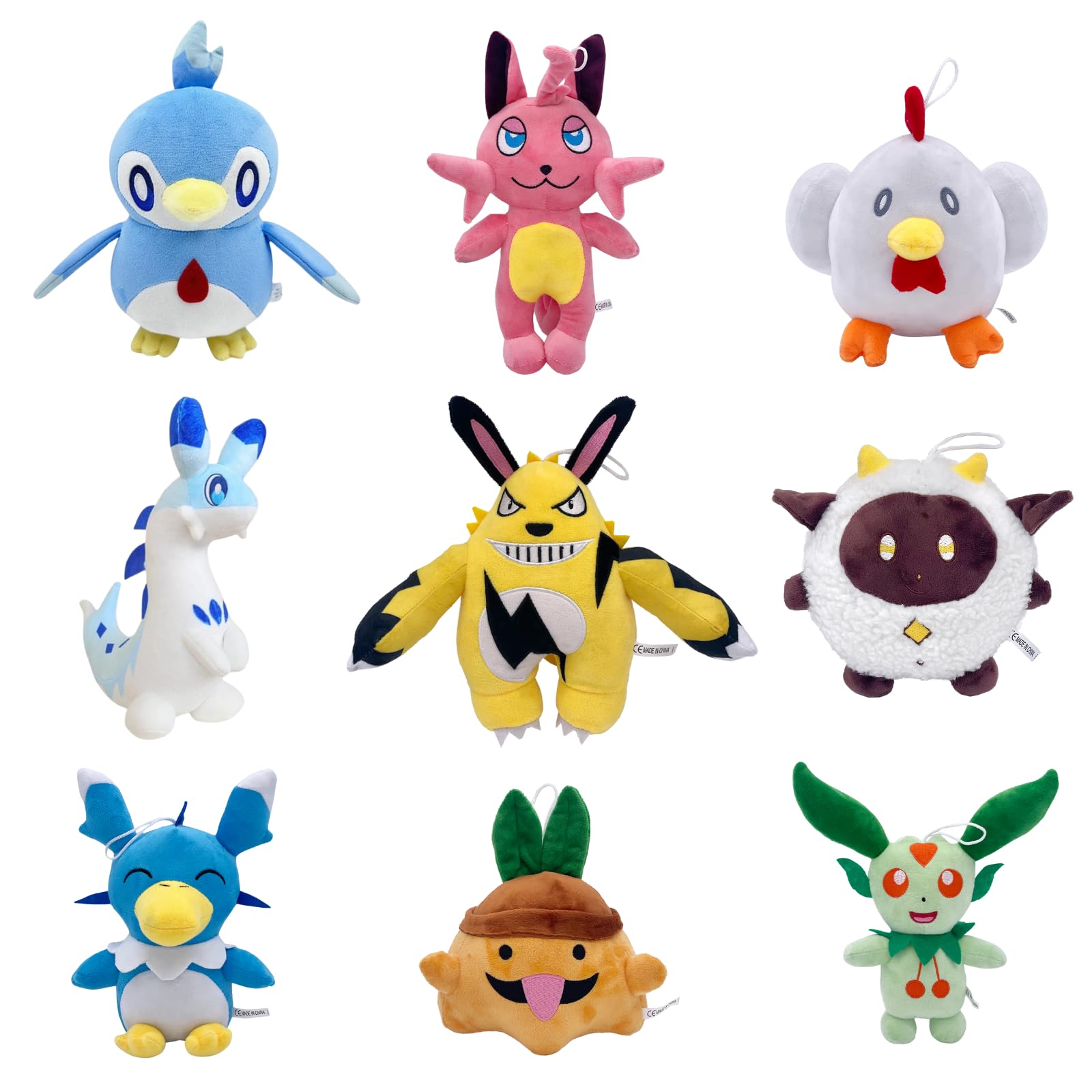 Super JAKES 9PCS Palworld Plush,2024 New Palworld Plush Lamball for ...